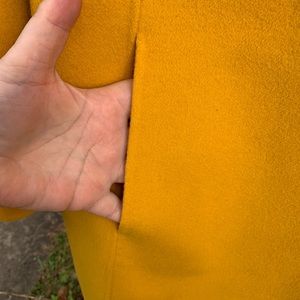 Talbots | Jackets & Coats | Nwt Talbots Yellow Wool Double Faced ...
